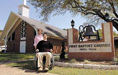 Wheelchair-bound pastor takes limitations in stride