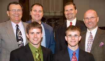 Three generations of the Perkins family make a joyful noise to God