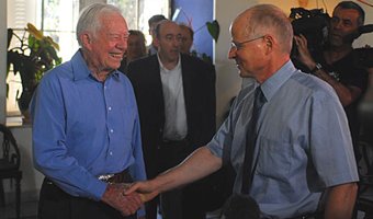 Jimmy Carter says Palestinians in Gaza treated 'like animals'