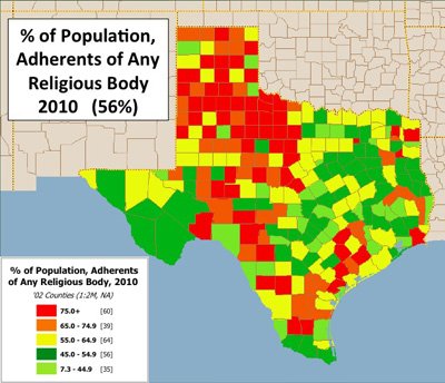Nondenominational Christians, Muslims among top Texas religious adherents