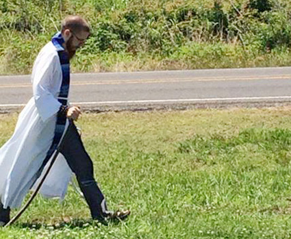 Minister walks 200 miles to focus on the death penalty