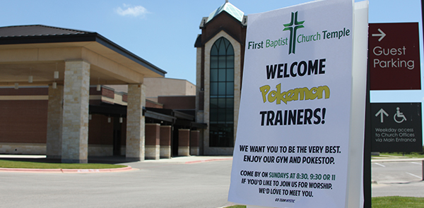 Churches welcome unexpected Pokemon-generated traffic