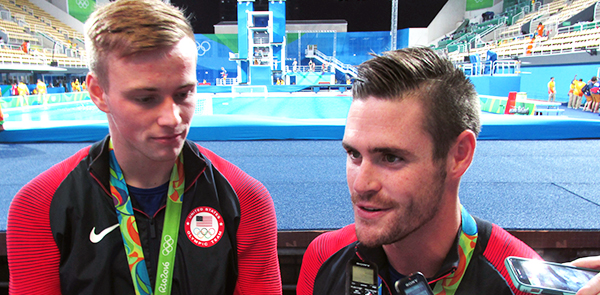 Steele Johnson and David Boudia have faith in their diving