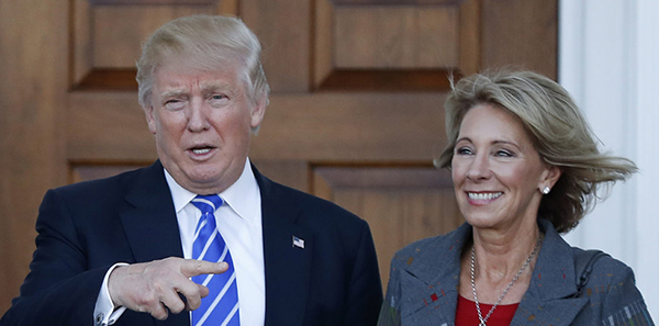 Trump education pick worries church-state separationists