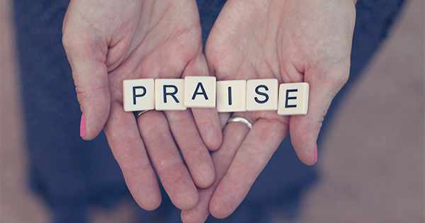 Voices: 'He is your praise'