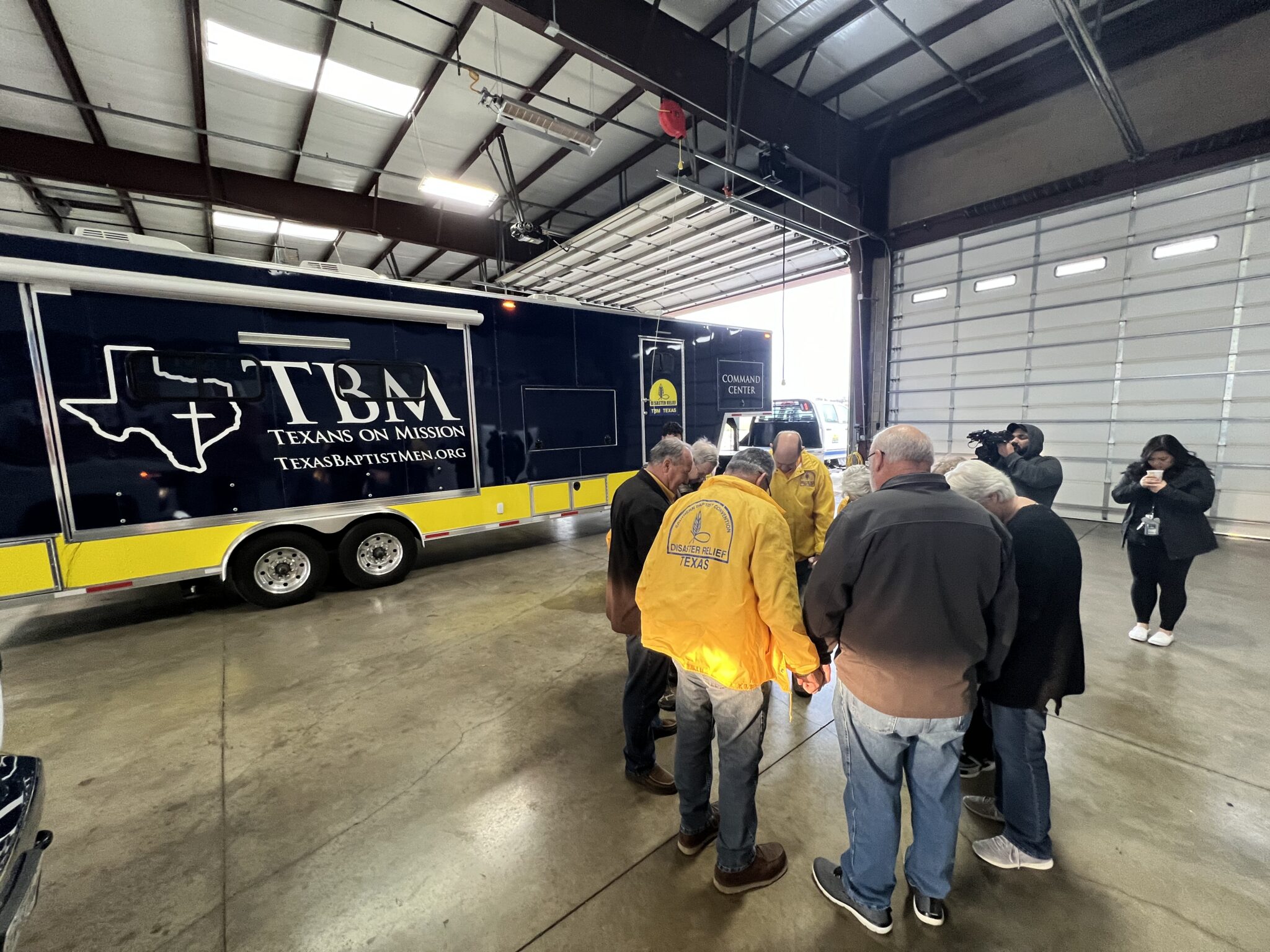 TBM volunteers providing relief during Panhandle fire