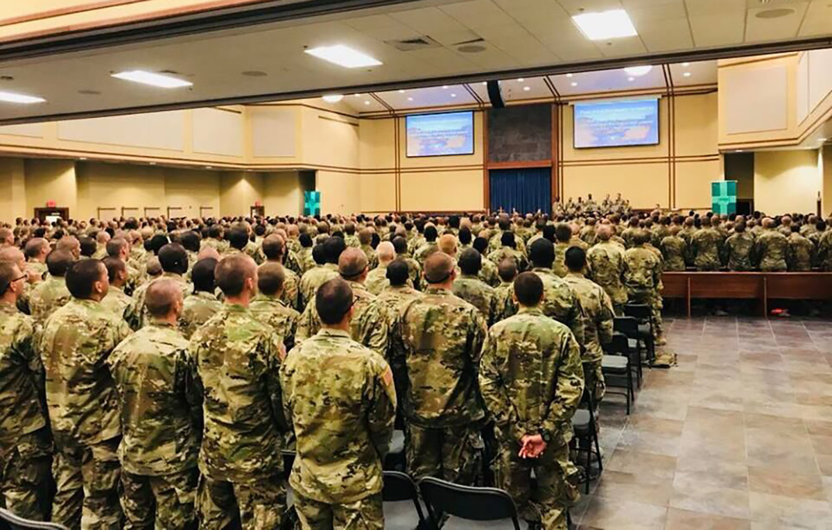 Army base sees 1,459 professions of faith since March