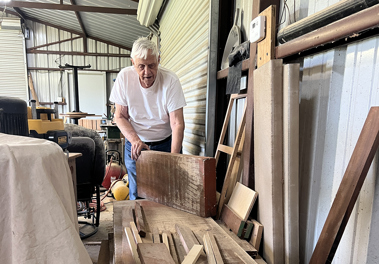 Jack Tennison builds furniture and much more