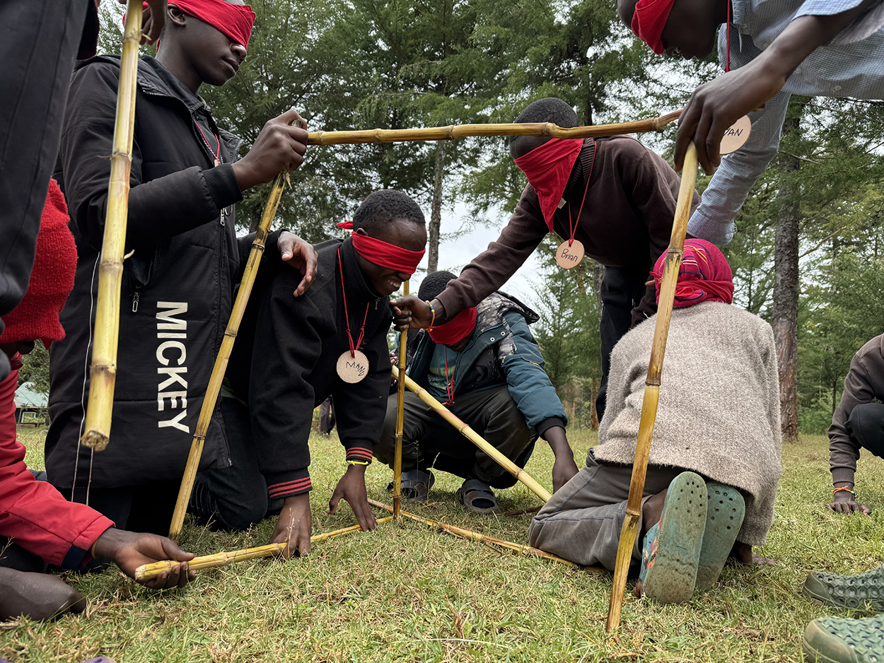 Texas RA leaders lead camp for young men in Kenya