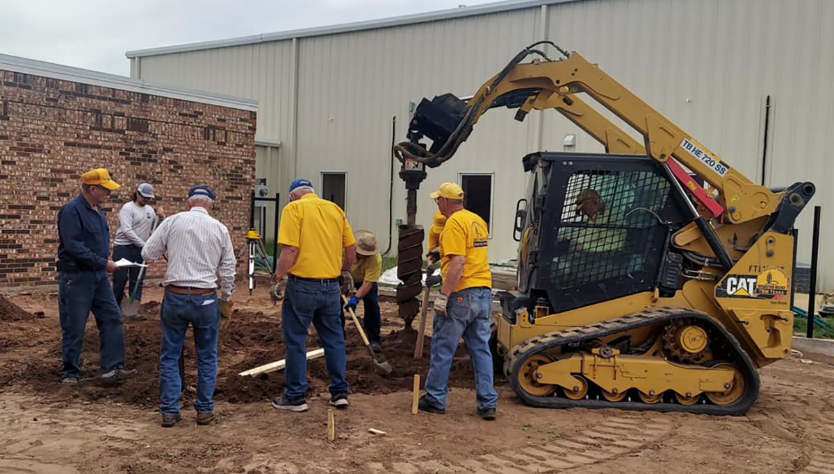 Texans on Mission build church playground in Fritch