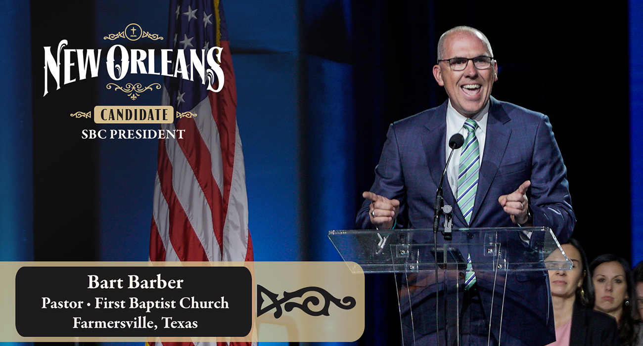 SBC President Bart Barber to be nominated for reelection