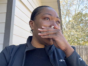 Volunteers arrived when flood victim needed them