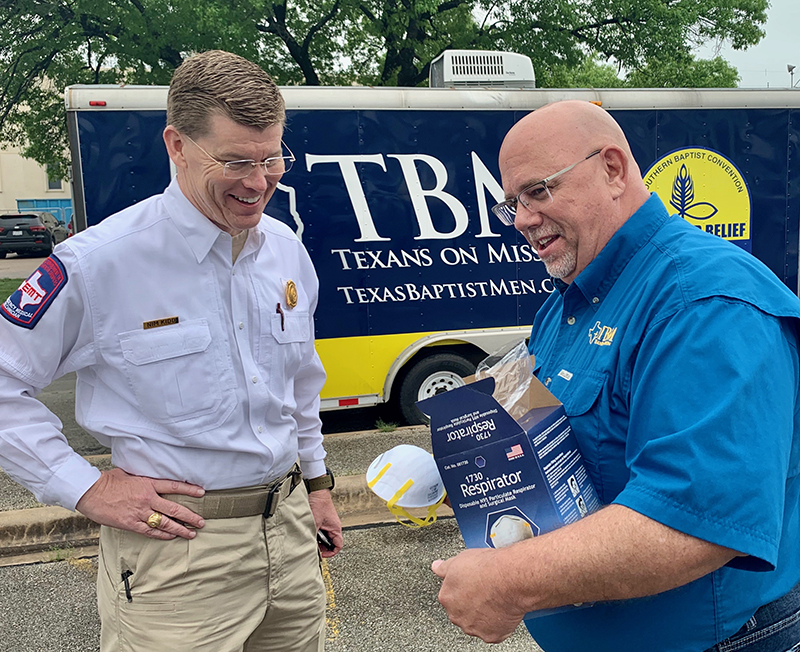 TBM donates protective masks to hospitals, first responders