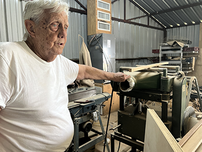 Jack Tennison builds furniture and much more