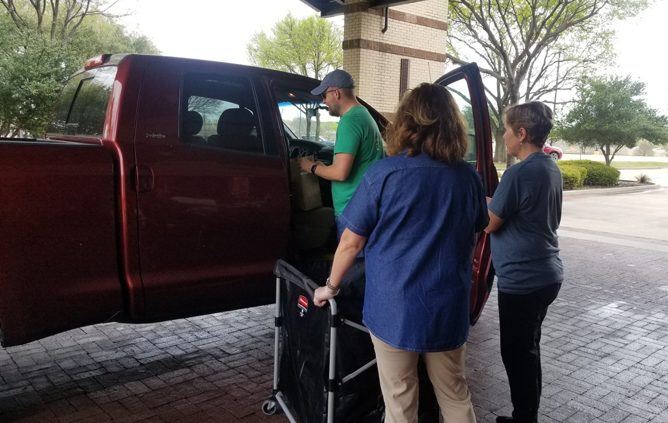 Around the State: Church holds drive-through collection