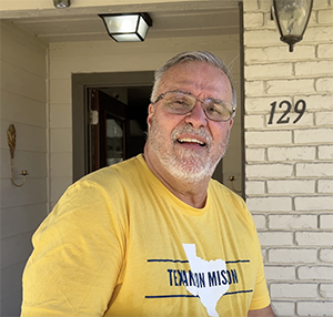 Volunteers arrived when flood victim needed them