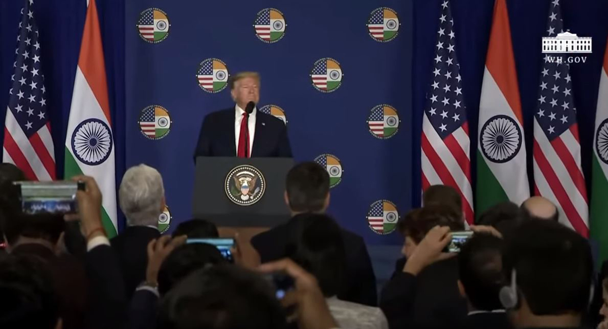 Trump praises India amid religious persecution