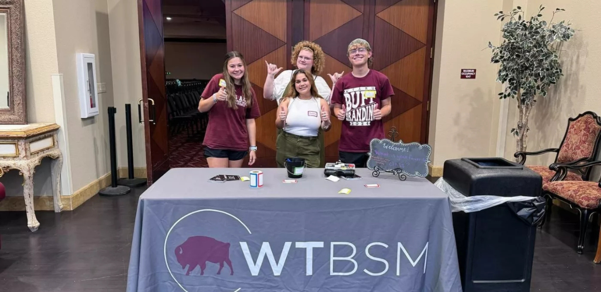 West Texas A&M BSM serves from a temporary home